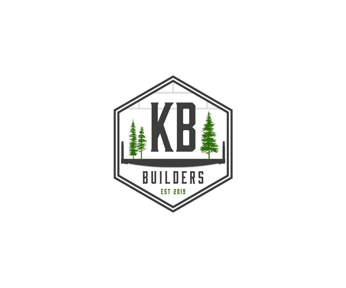 Masculine, Traditional, Carpentry Logo Design for KB Builders by H-H ...