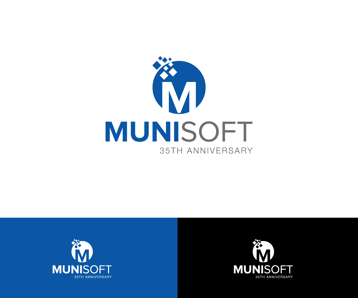 Playful, Modern Logo Design for MuniSoft / 35th Anniversary by design ...