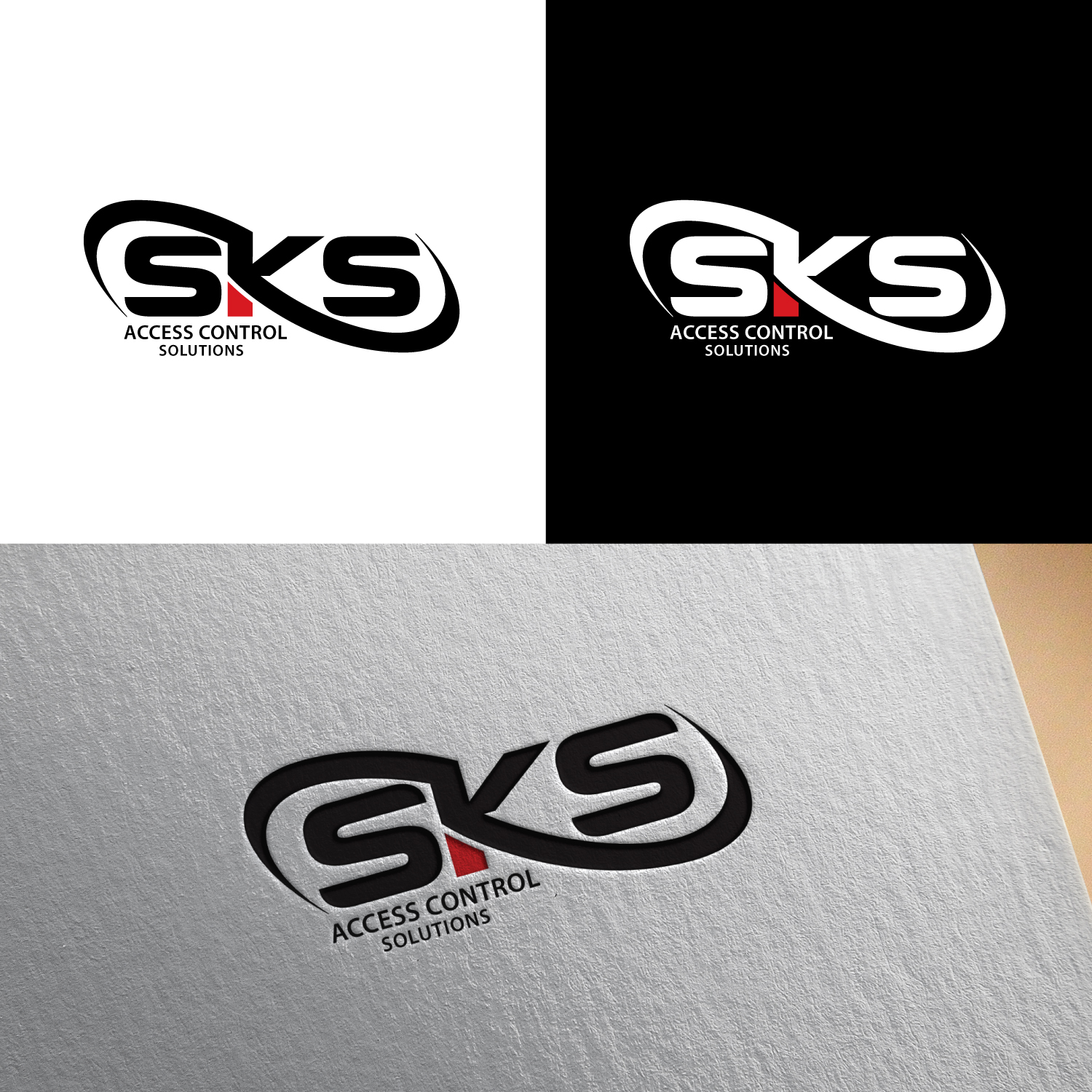 Serious, Modern Logo Design for SKS Access Control Solutions by FourtuneDesign | Design #22672848