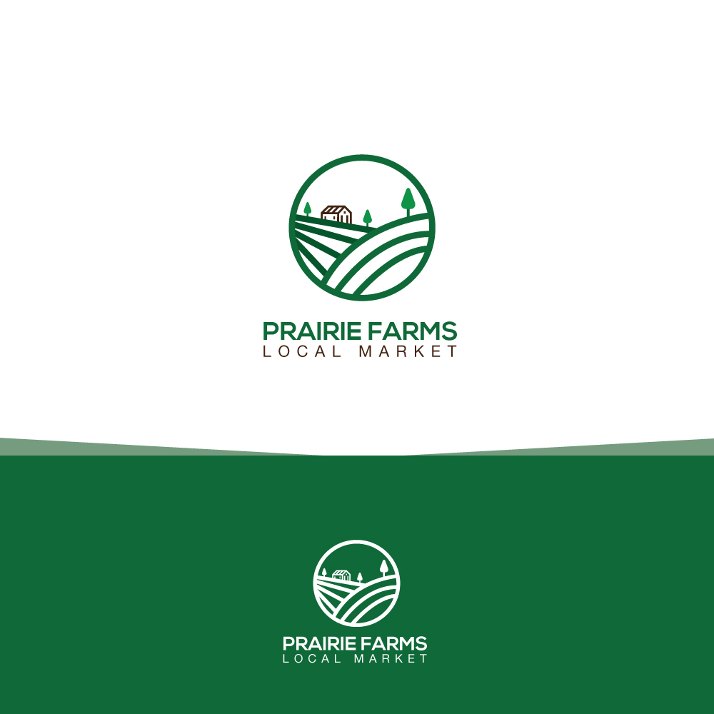 Serious, Modern Logo Design for Prairie Farms Local Market by ESolz ...