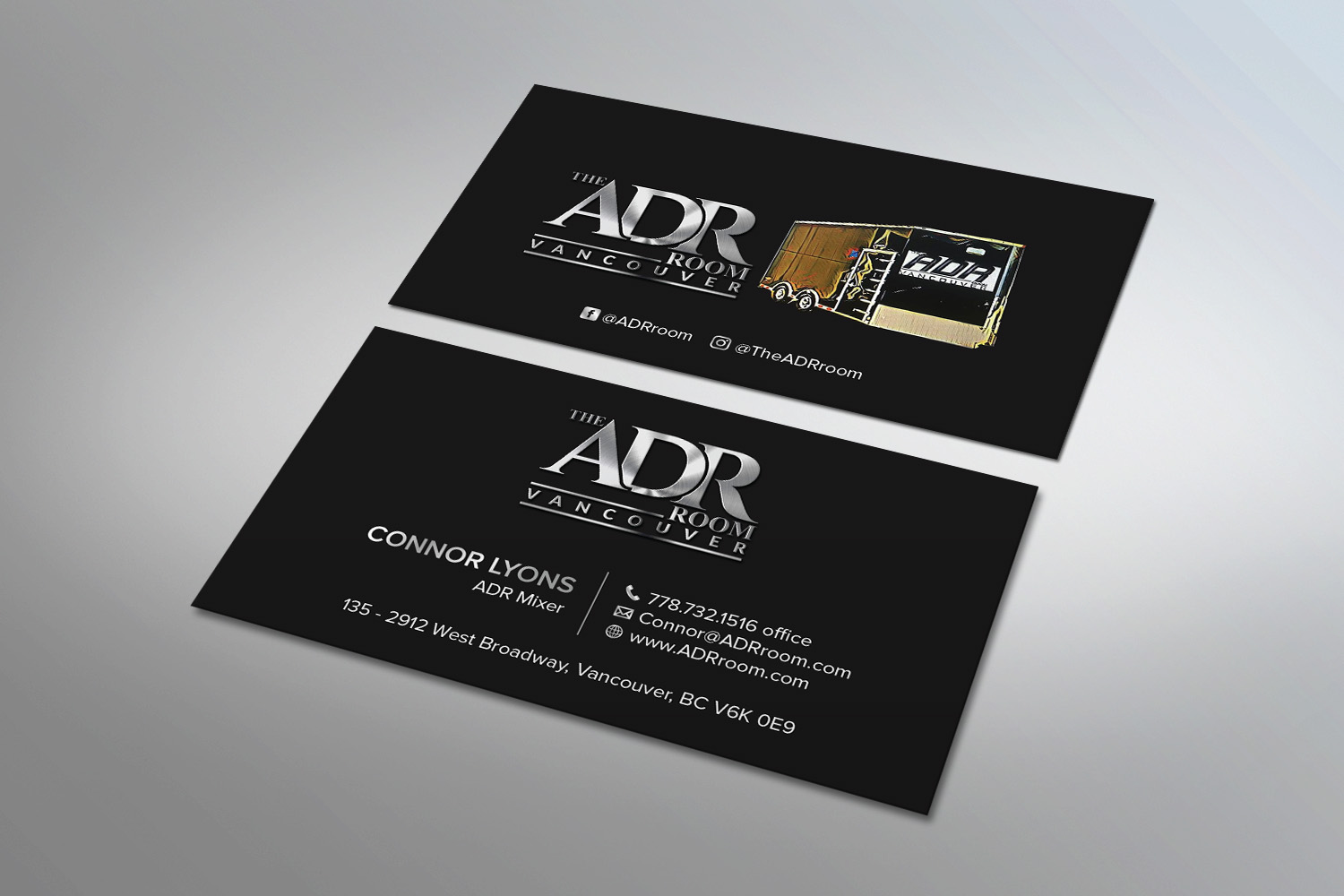 Masculine, Traditional, Television Production Business Card Design for ...