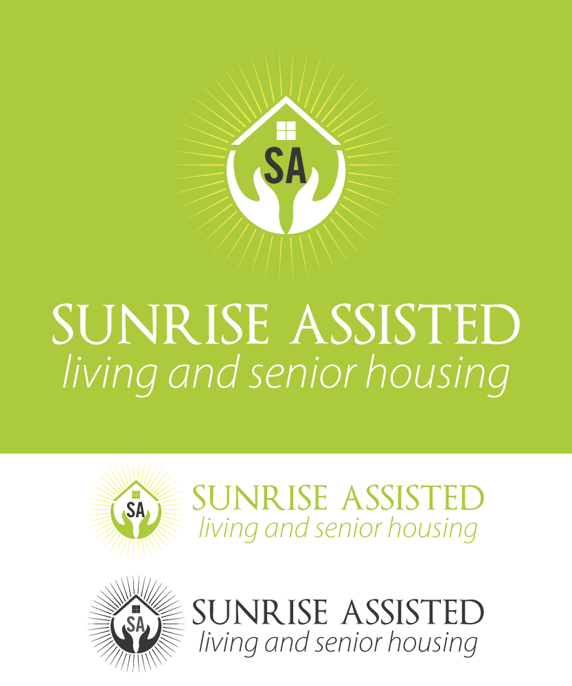 Colorful, Upmarket, Assisted Living Logo Design for Sunrise assisted ...