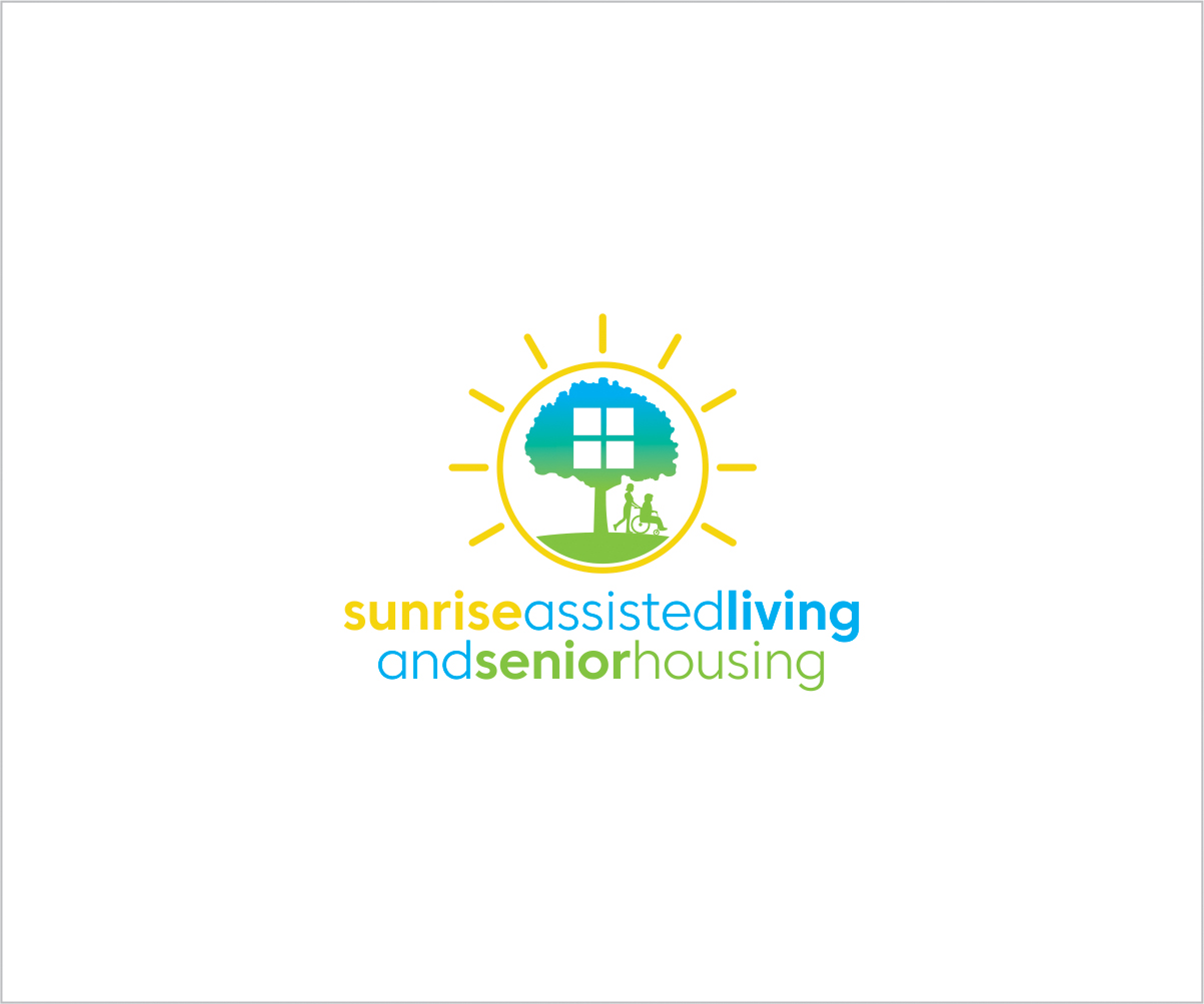 Colorful, Upmarket, Assisted Living Logo Design for Sunrise assisted ...