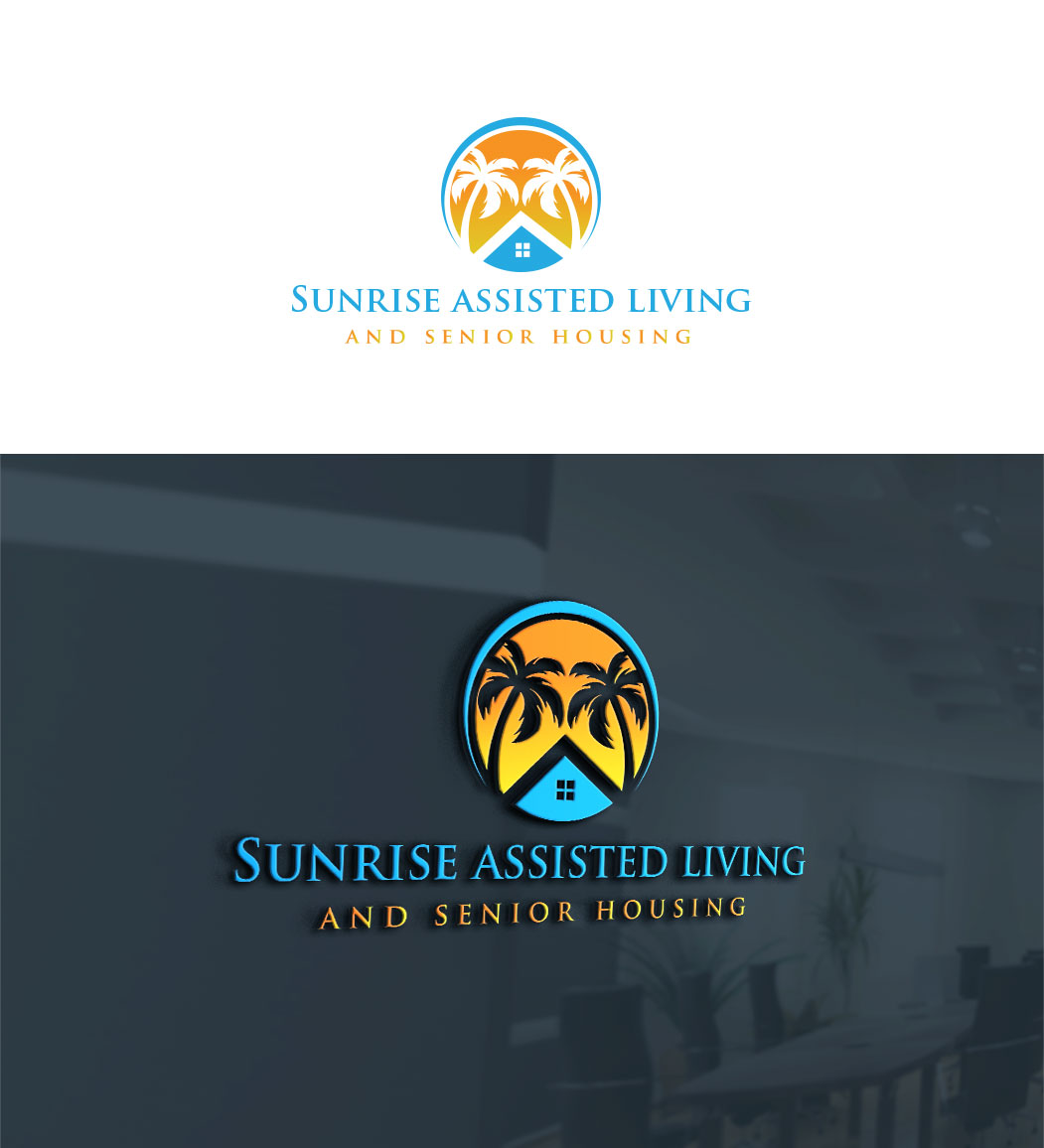 Colorful, Upmarket, Assisted Living Logo Design for Sunrise assisted ...