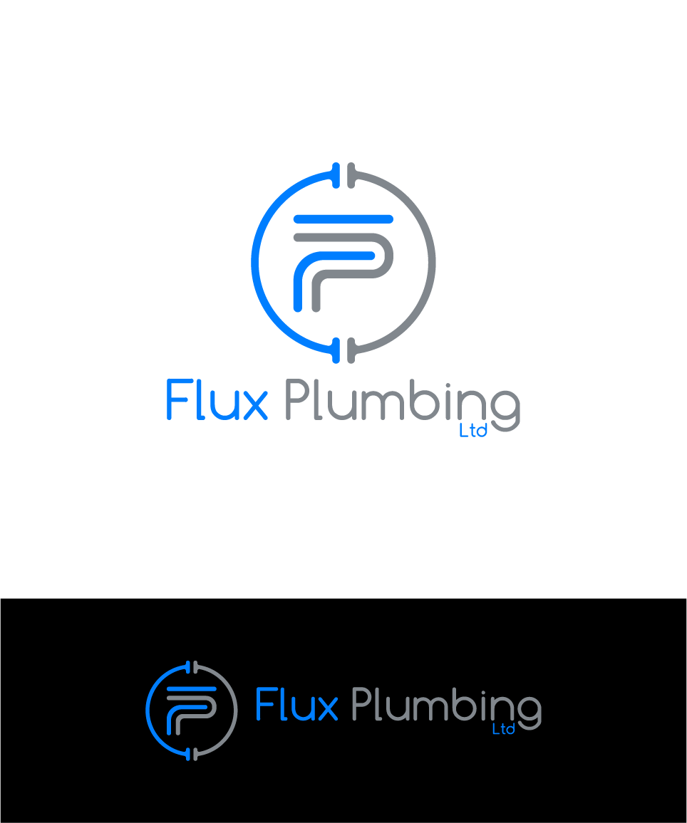 Bold, Modern, Plumbing Logo Design for Flux Plumbing Ltd by victipedia ...