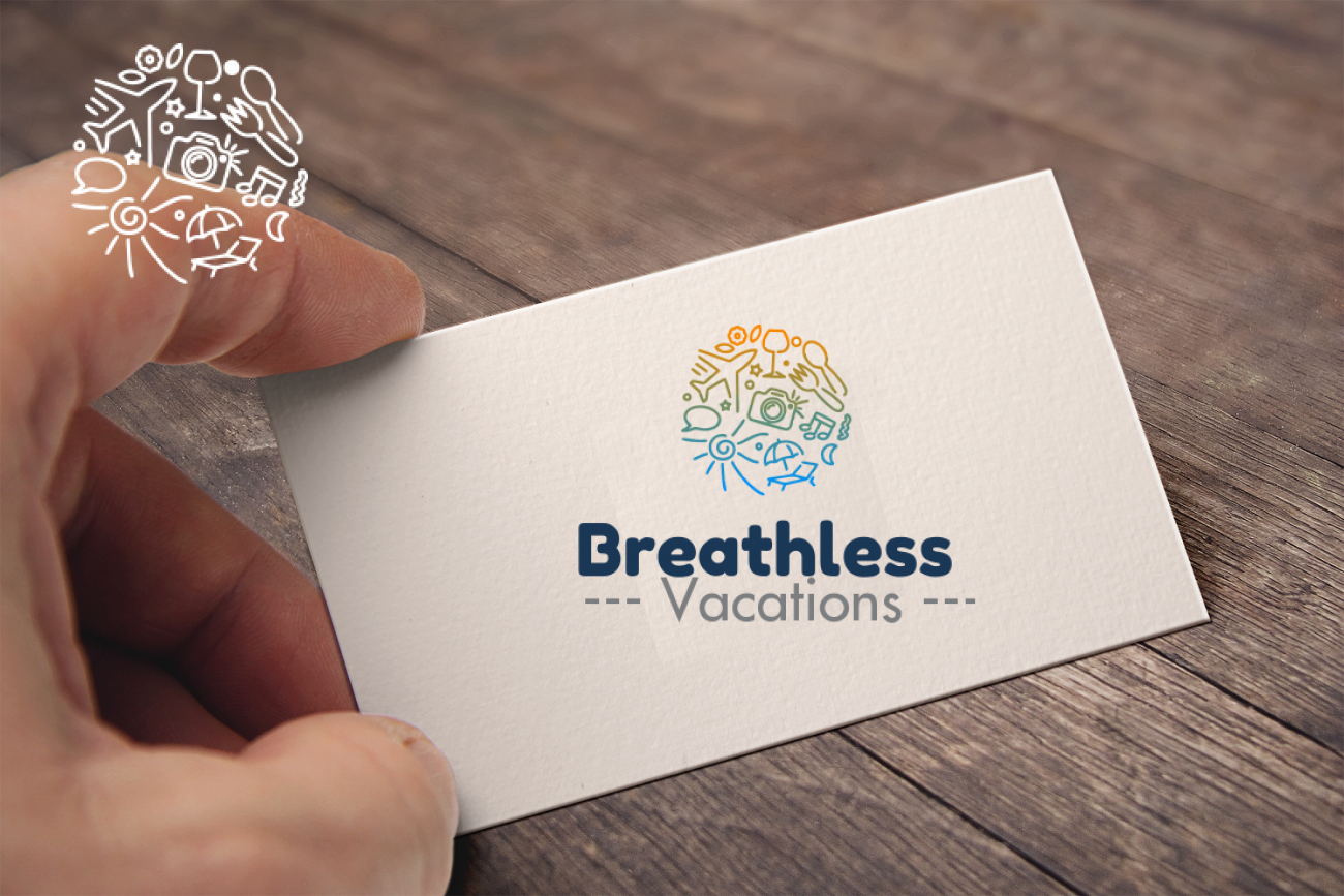 Playful, Modern Logo Design for Breathless Vacations by get2tows ...