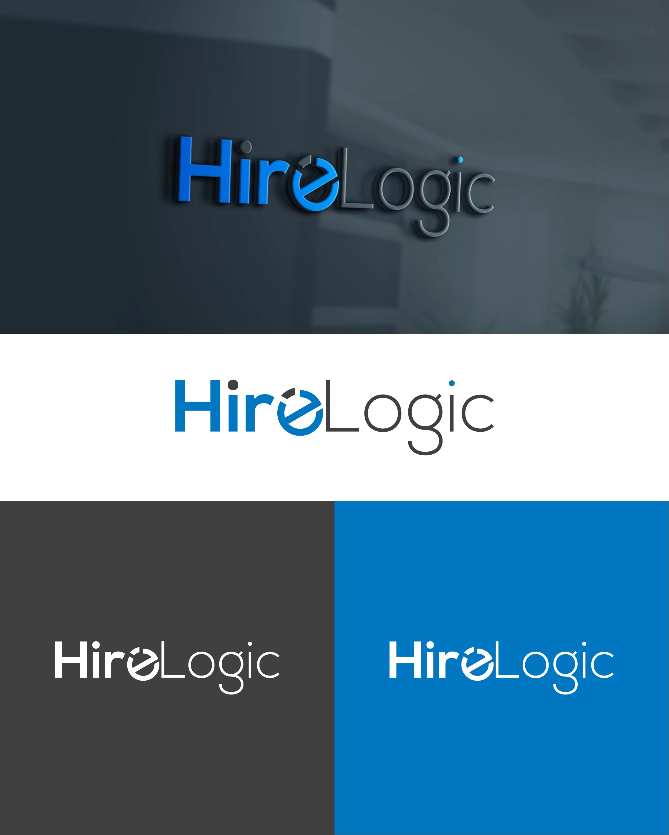 Bold, Serious, Employment Agency Logo Design for HireLogic or Hirelogic ...