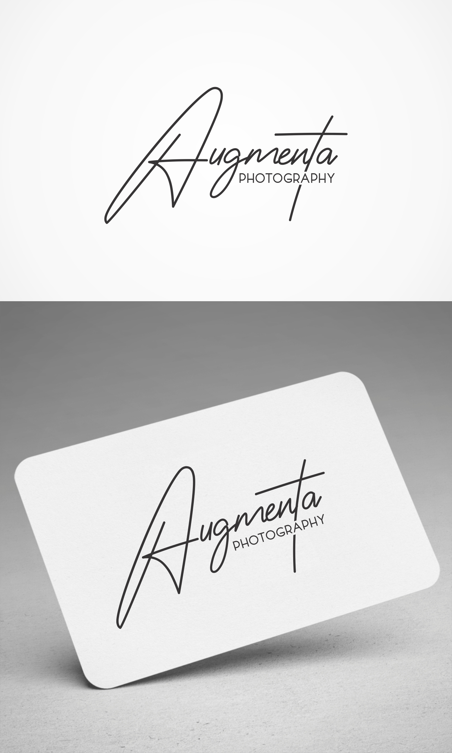 Modern, Elegant, Professional Photography Logo Design for Augmenta ...