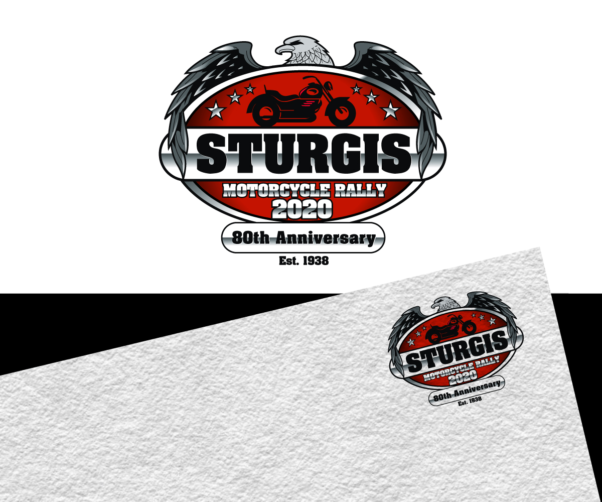 Bold, Colorful Logo Design for Sturgis Motorcycle Rally, 2020, 80th ...