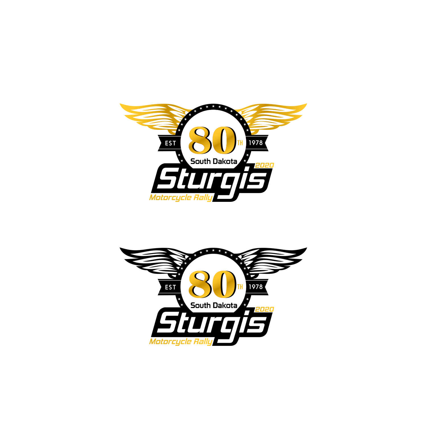 Bold, Colorful Logo Design for Sturgis Motorcycle Rally, 2020, 80th ...