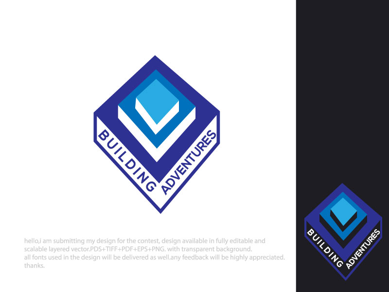 Bold, Modern, Construction Logo Design for Building Adventures, LLC by ...