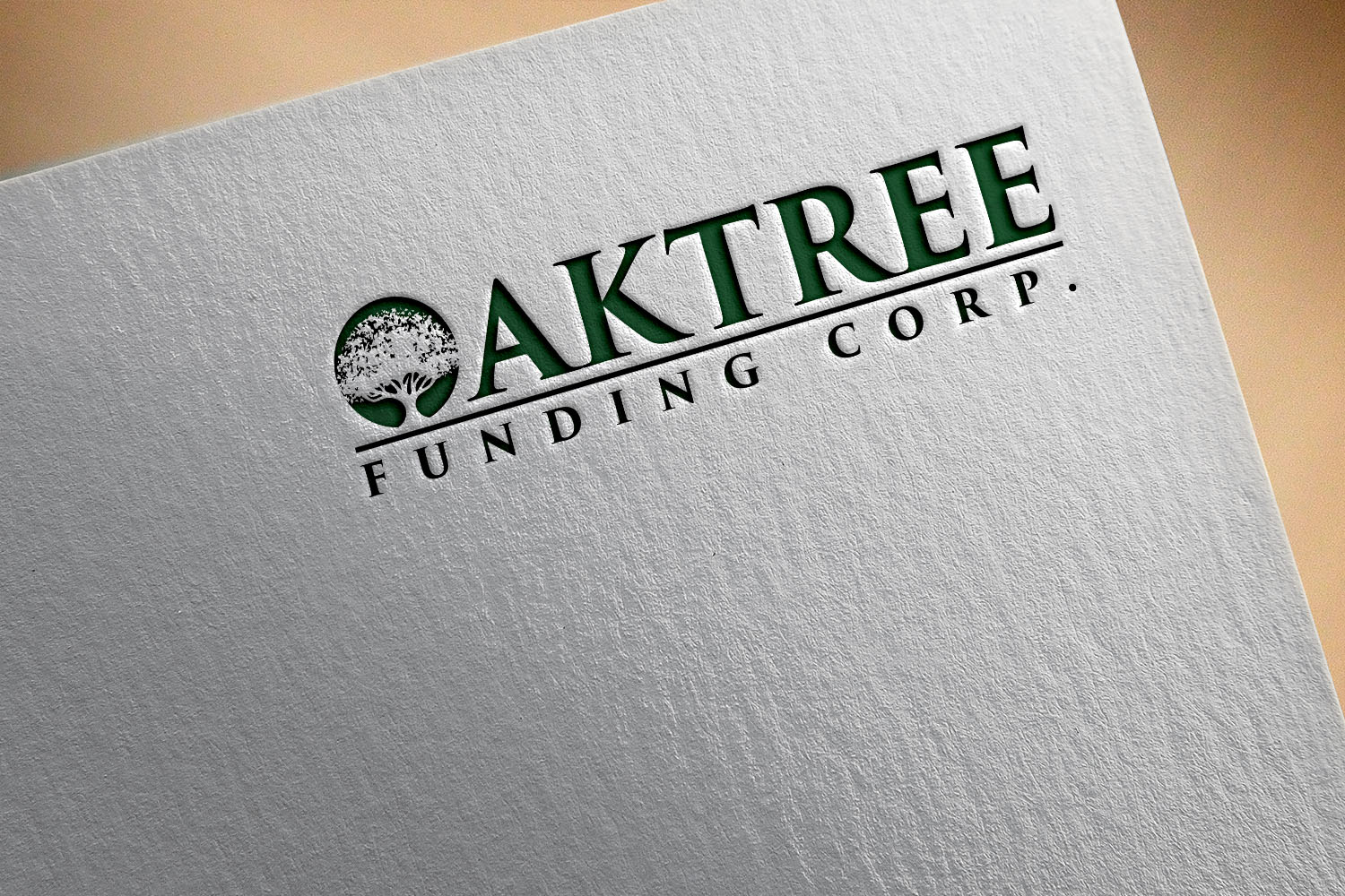 Logo Design for Oaktree Funding Corp. by adnan001 2 | Design #22794539