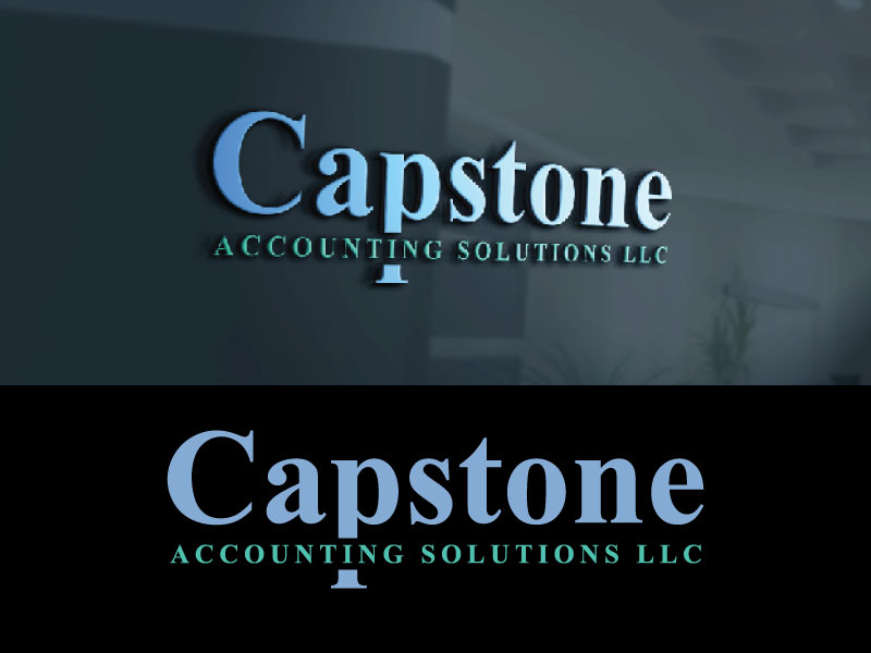 Bold, Playful, Accounting Logo Design for Capstone Accounting Solutions LLC by parnus | Design ...