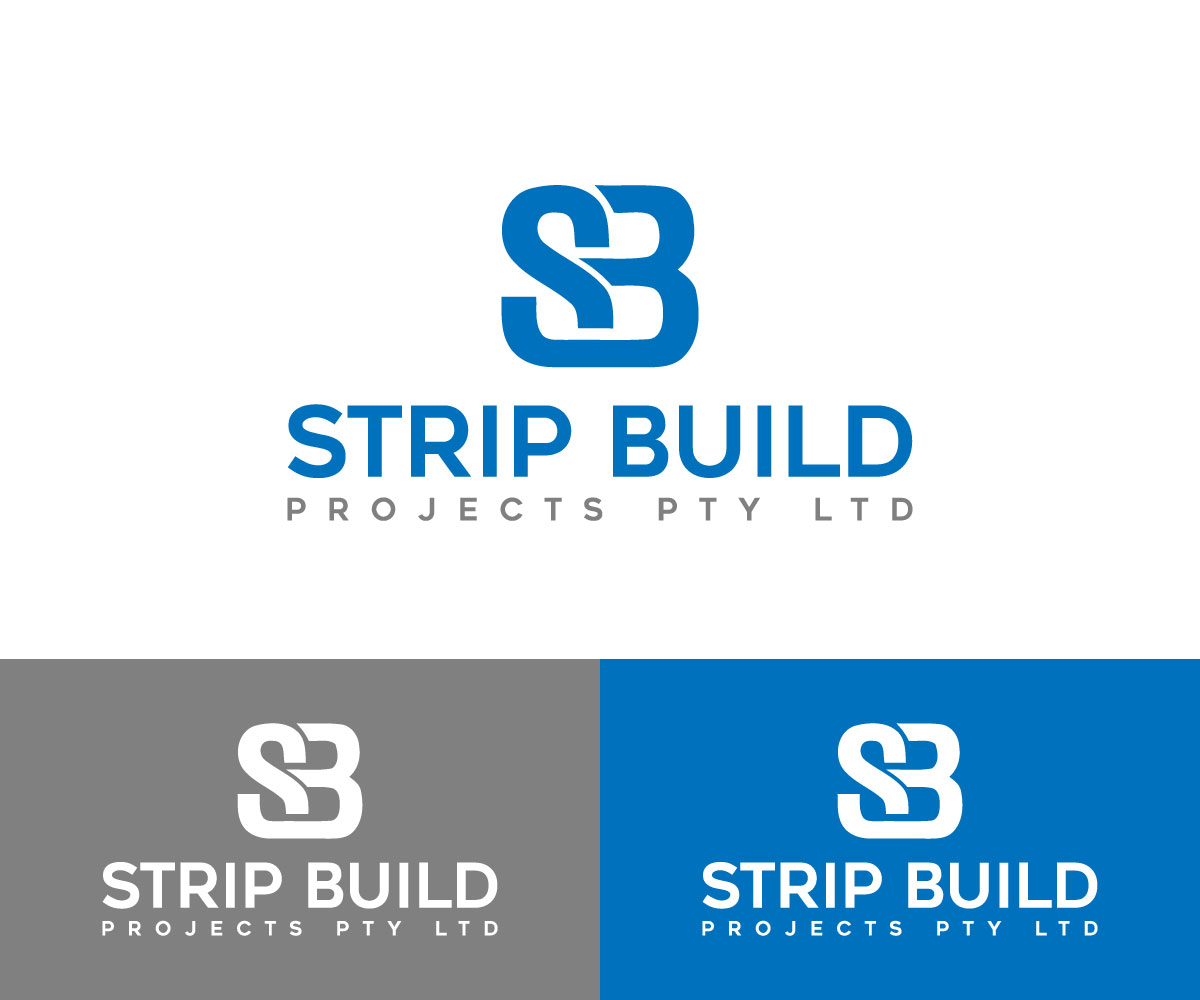 Elegant, Playful Logo Design for Strip Build Projects Pty Ltd by M S H ...