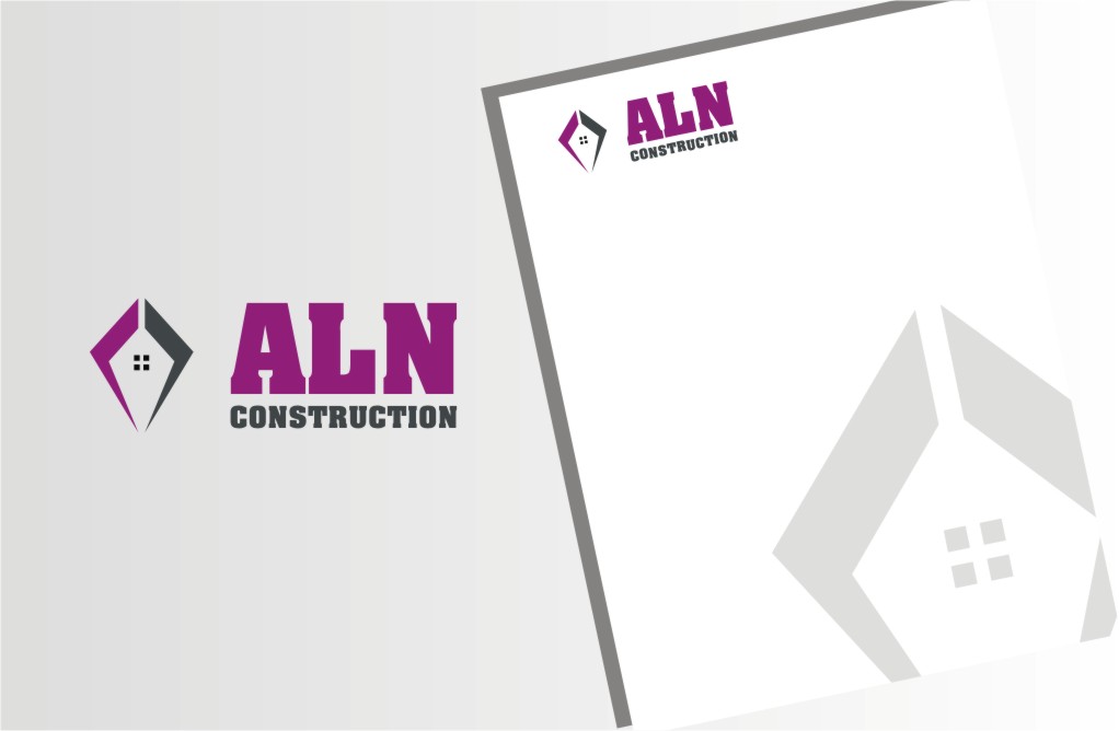 Construction Logo Design for ALN Construction by lrbalaji | Design #767628