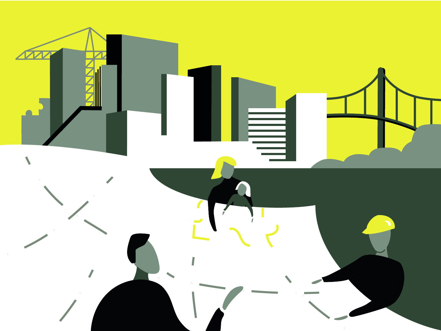 Modern, Conservative, Architecture Illustration Design for riADATTO by ...