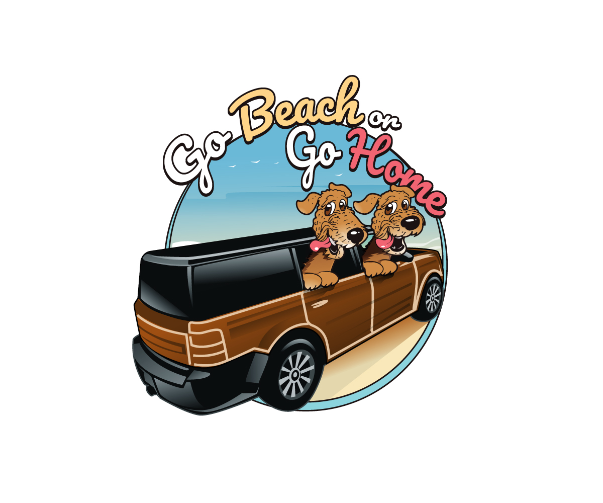 Elegant, Playful Logo Design for Go Beach or Go Home by Jay Design ...