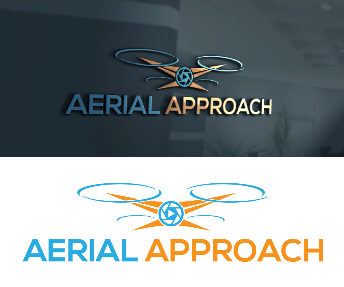 Masculine, Bold, Videography Logo Design for Aerial Approach OR Aerial ...