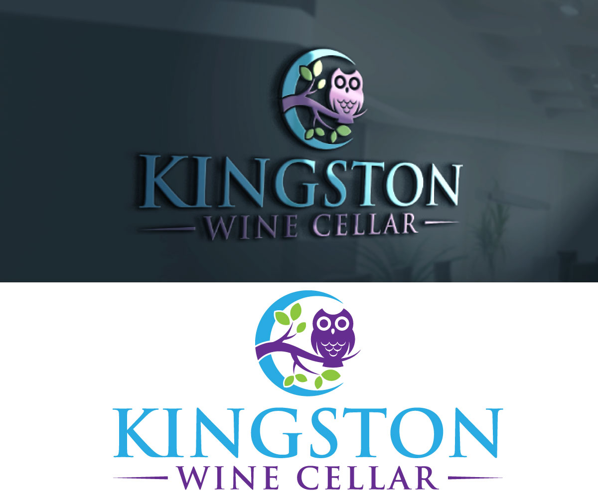 Logo Design for Kingston Wine Cellar by babun 2 | Design #22904419