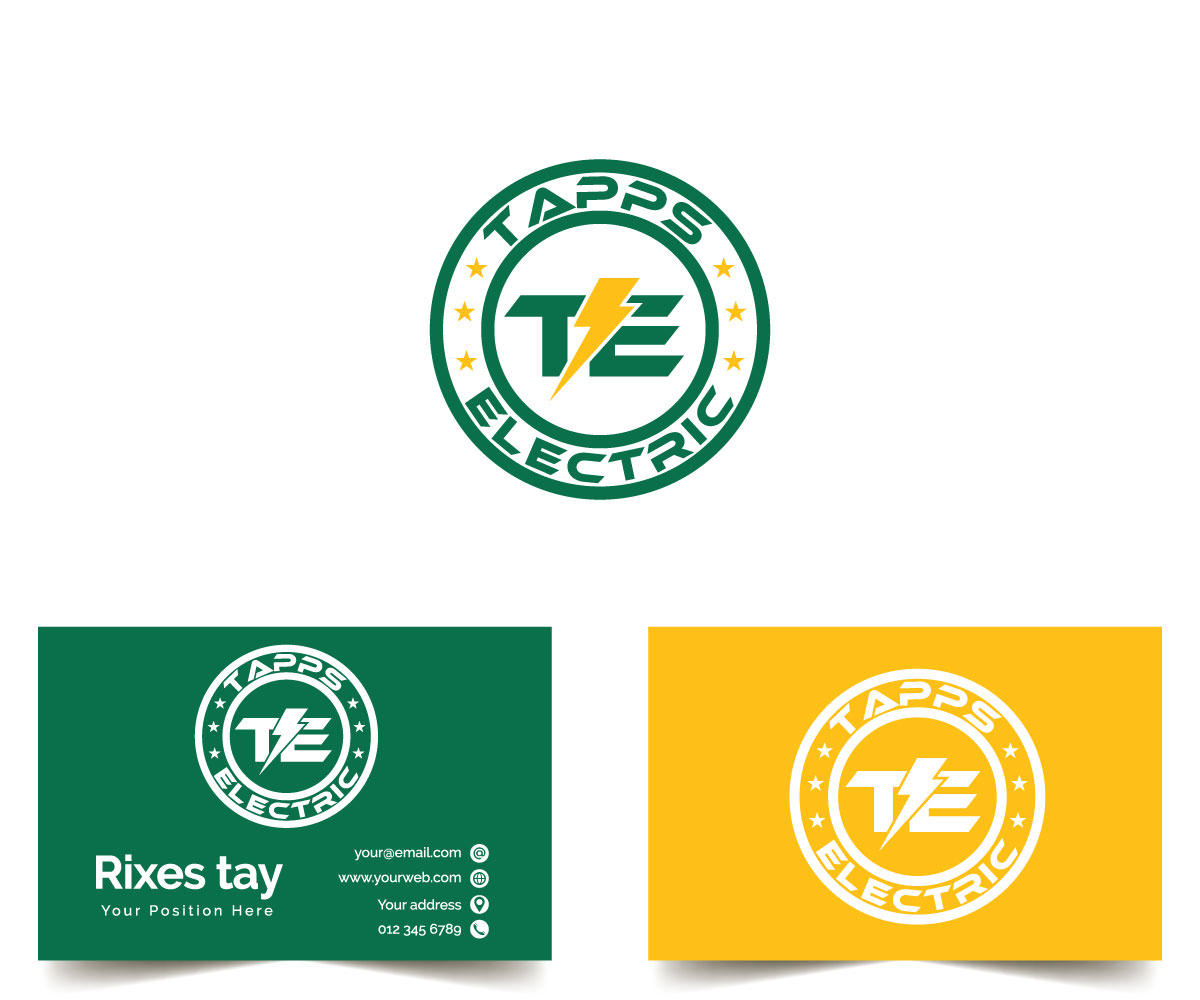 Modern, Professional, Electrician Logo Design for Tapps Electric by ...