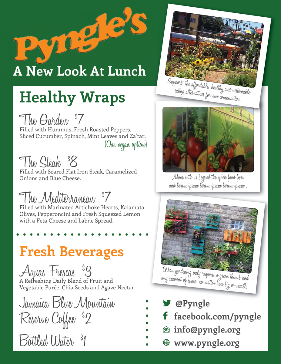 Colorful, Playful, Catering Menu Design for a Company by Ekanite ...