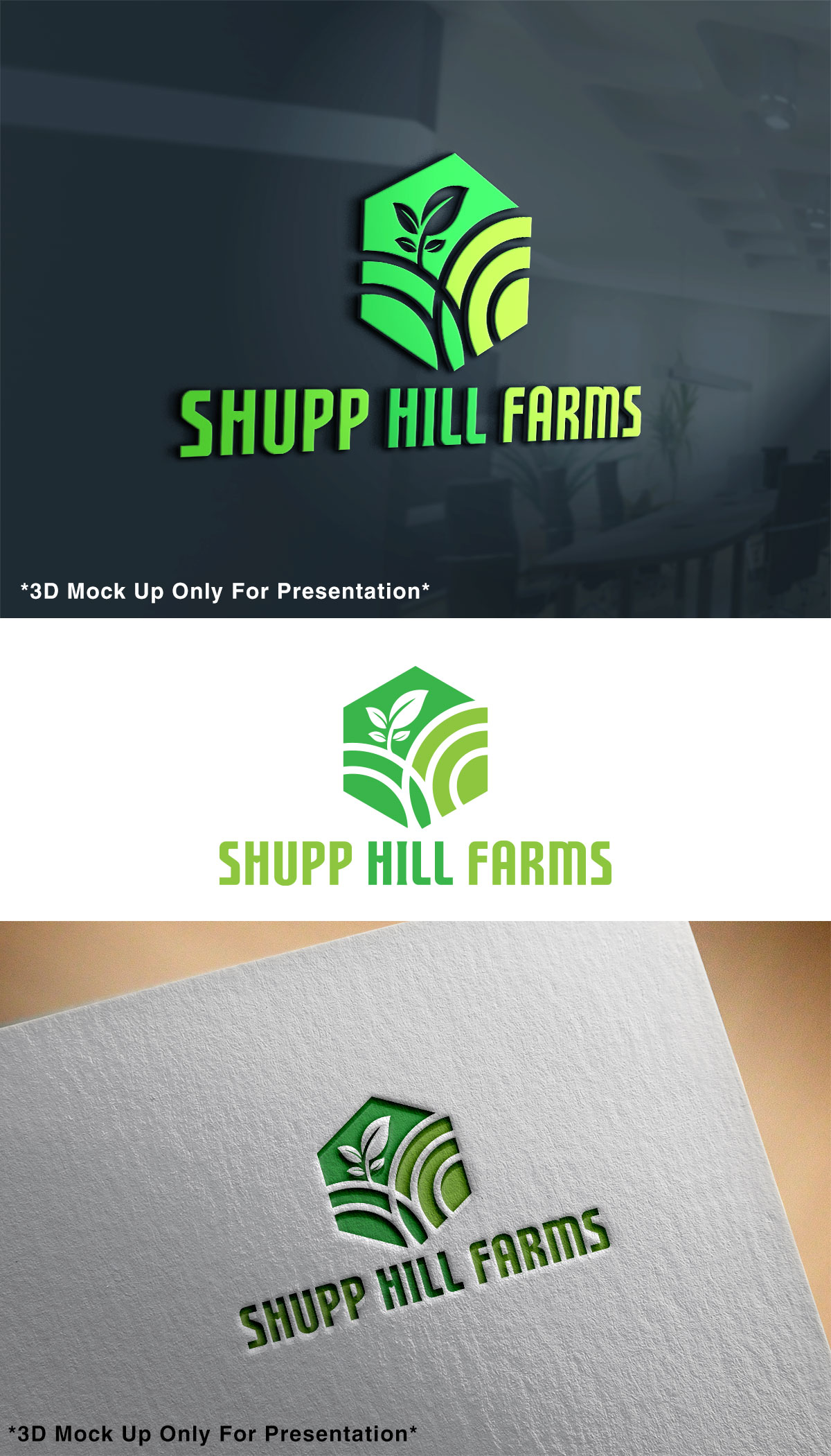 Logo Design for Shupp Hill Farms by logograph | Design #22951580