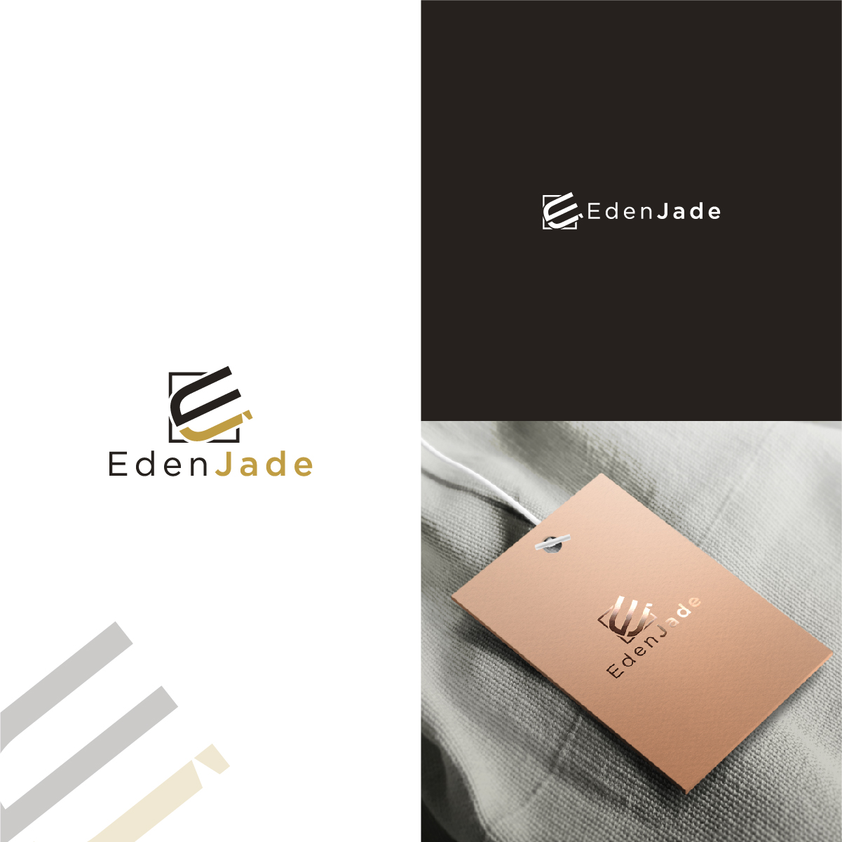 Upmarket, Bold, Clothing Logo Design for Eden Jade by MuhammadHussnain | Design #22922045