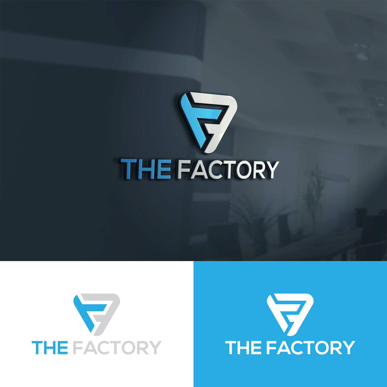 Elegant, Playful Logo Design for The Factory by aqilazhifara | Design #22938194