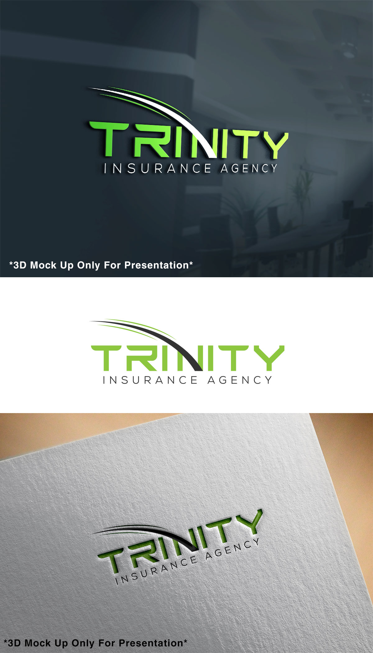 Elegant, Playful Logo Design for Trinity Insurance Agency by logograph ...