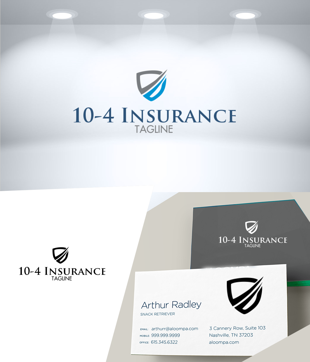 Logo Design for 10-4 Insurance by padamurah | Design #22950183