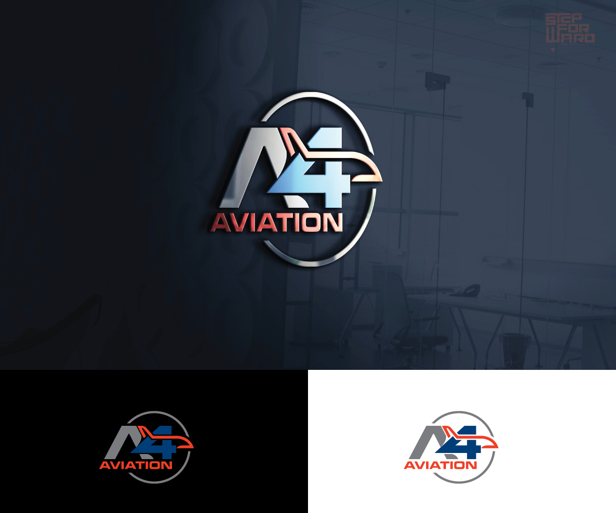 Modern, Upmarket, Aviation Logo Design for A4Aviation by step forward 2 ...