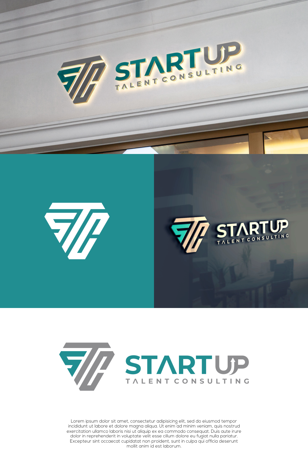 Elegant, Playful, Business Consultant Logo Design for Startup Talent ...