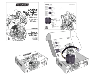 Motorcycle Packaging | 43 Custom Motorcycle Packaging Designs