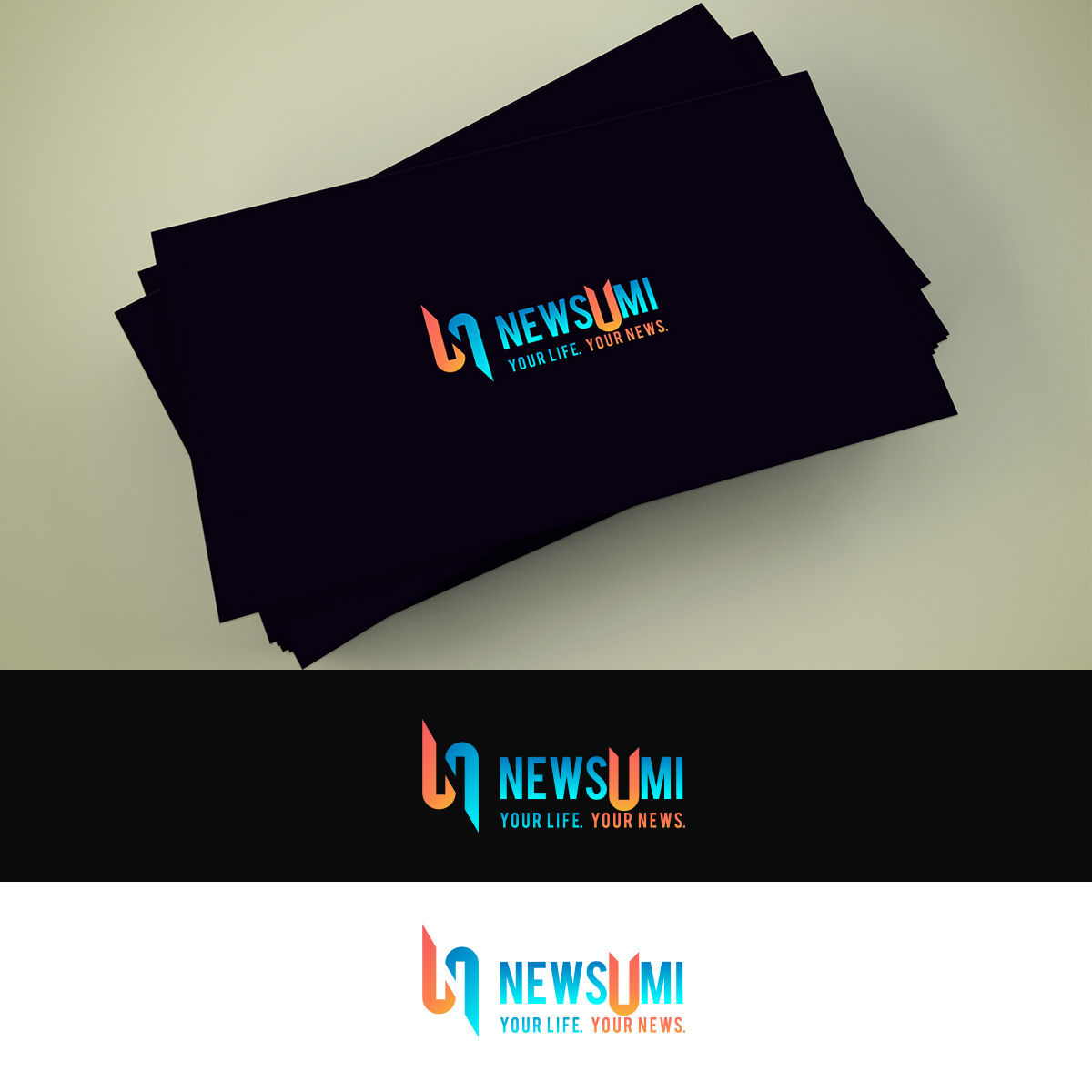 Bold, Modern, News Logo Design for NewsUmi Your life. Your news. by ...