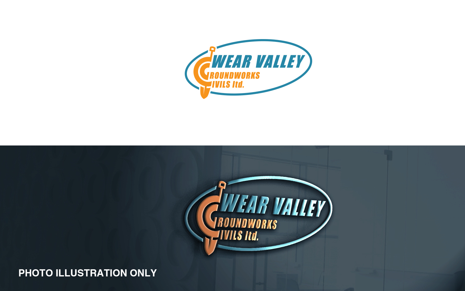 Modern, Professional, Construction Logo Design for Wear valley ...