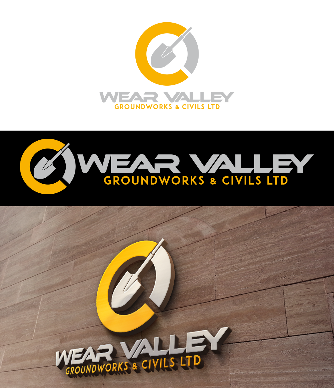 Modern, Professional, Construction Logo Design for Wear valley ...