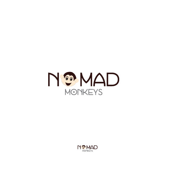 Elegant, Playful Logo Design for NOMAD MONKEYS (But I dont really need text focus on the logo ...