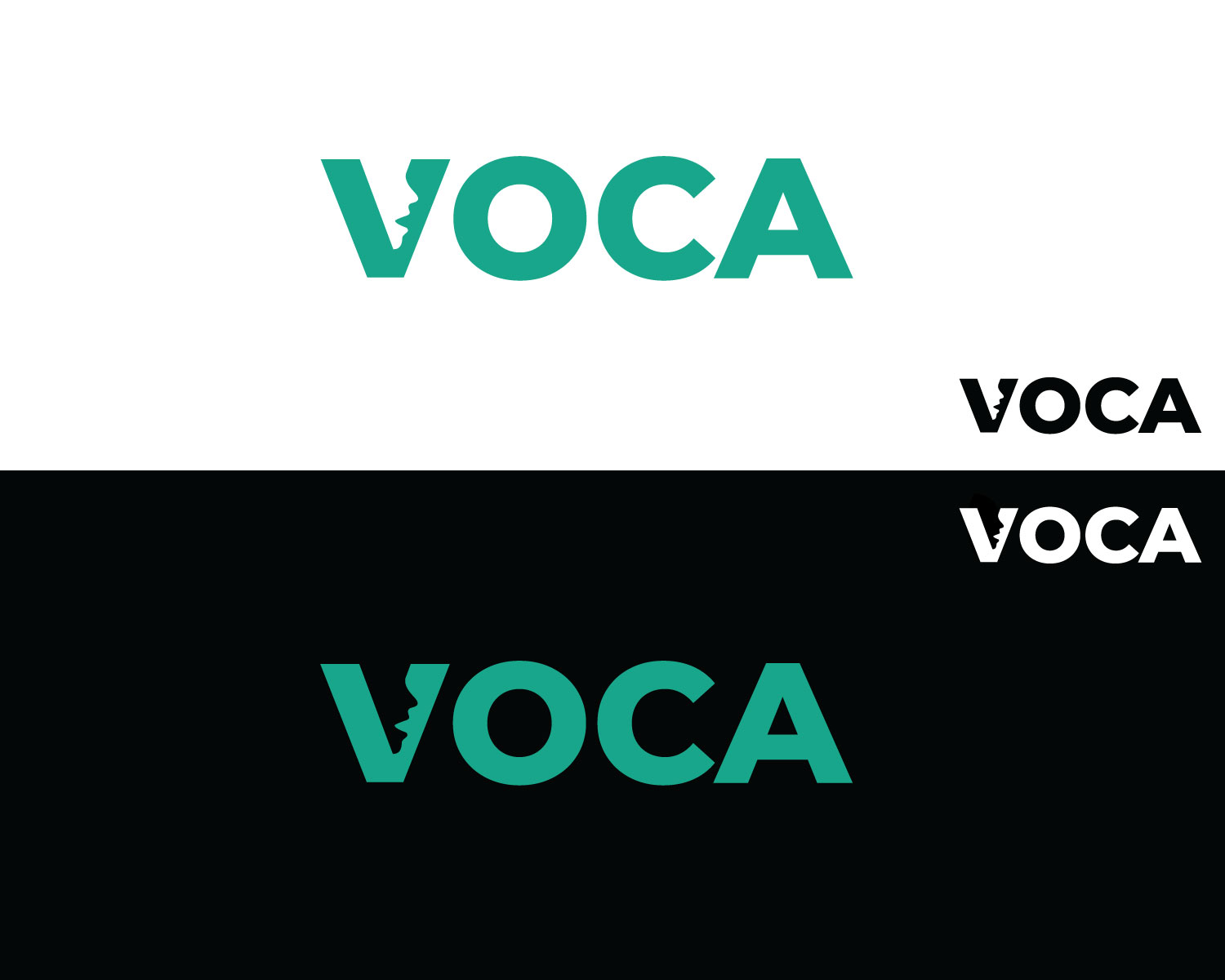 Colorful, Elegant Logo Design for Voca by logomaniac | Design #22976939