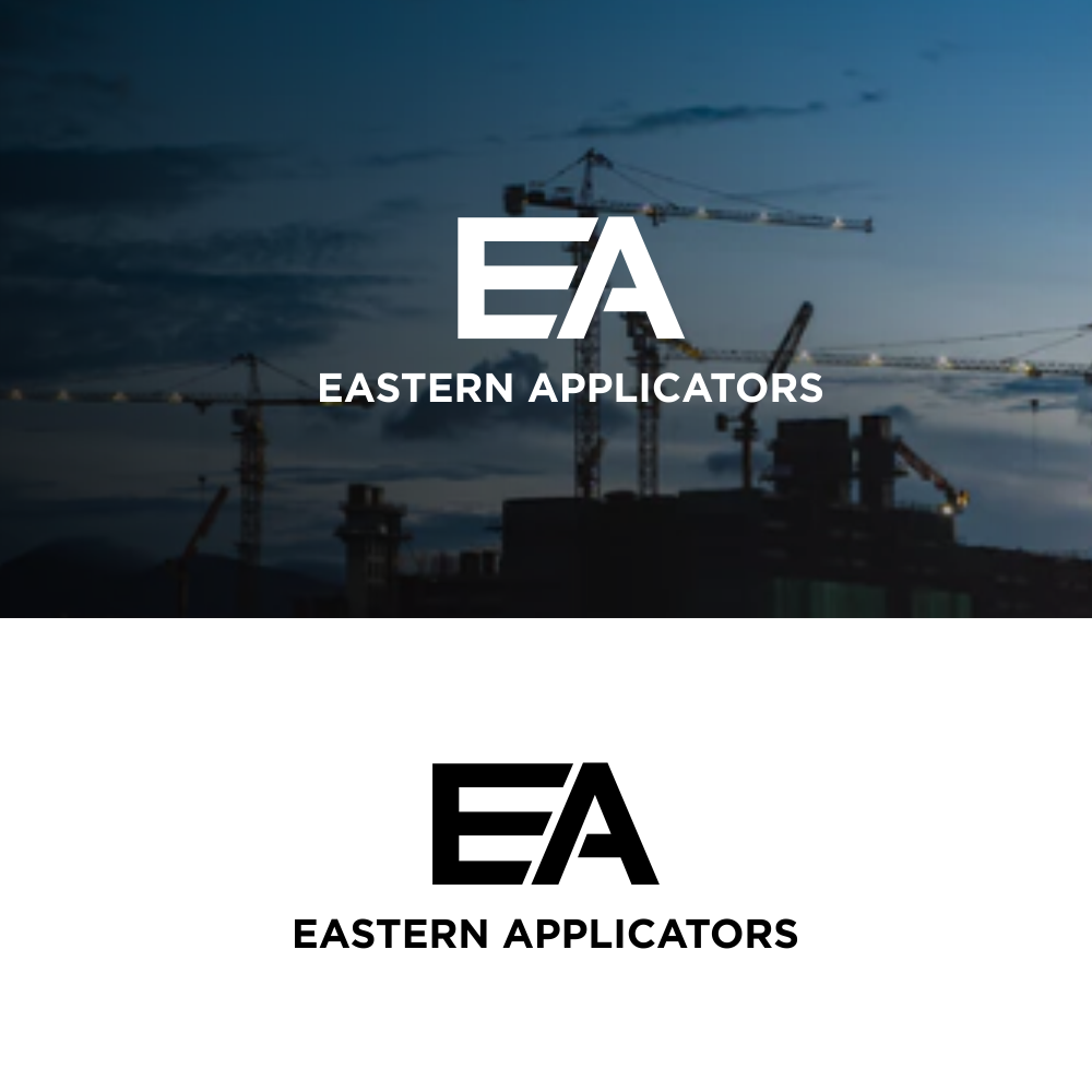 Bold, Professional, Construction Company Logo Design for EA Eastern ...