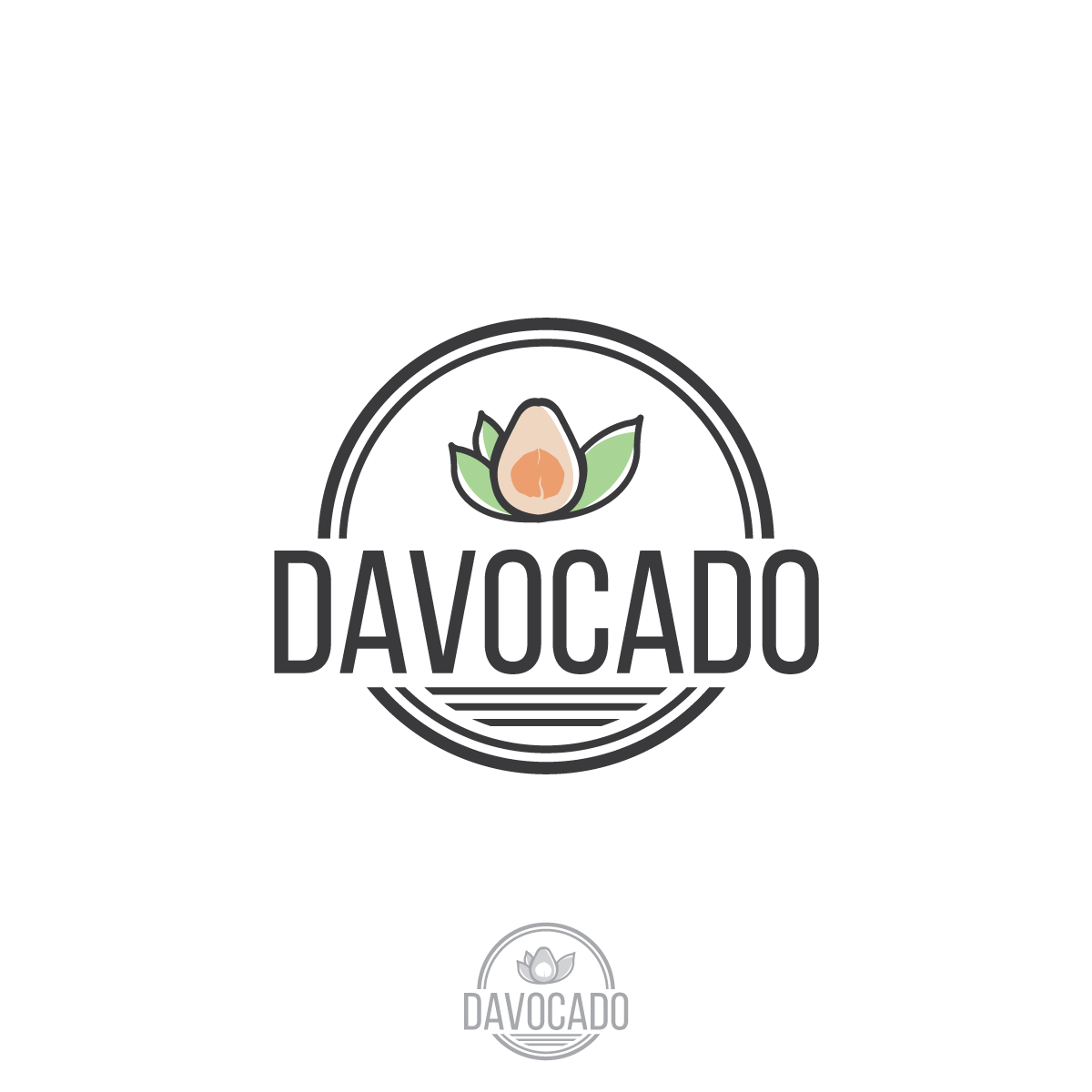 Elegant, Playful Logo Design for Davocado by Kreative Fingers | Design ...
