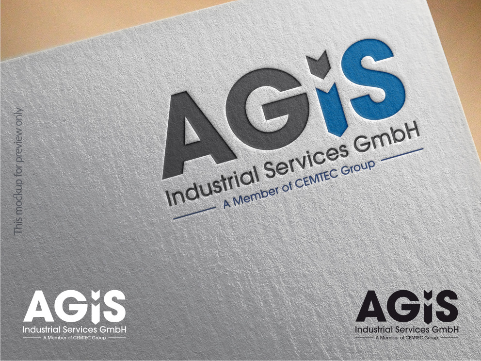 Logo Design for AGIS - Industrial Services GmbH - A Member of CEMTEC ...