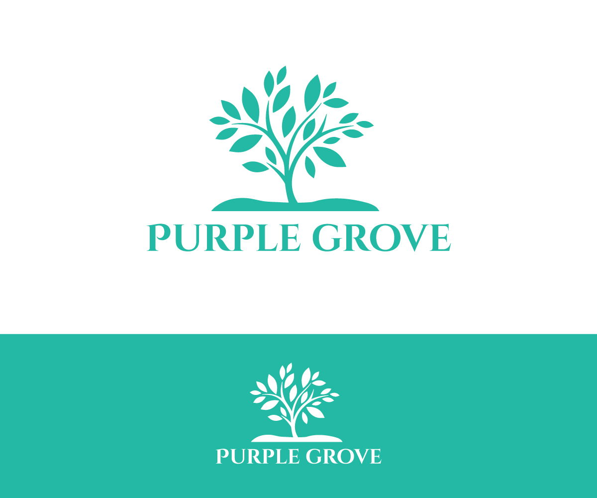 Elegant, Playful Logo Design for Purple grove or the purple grove would ...