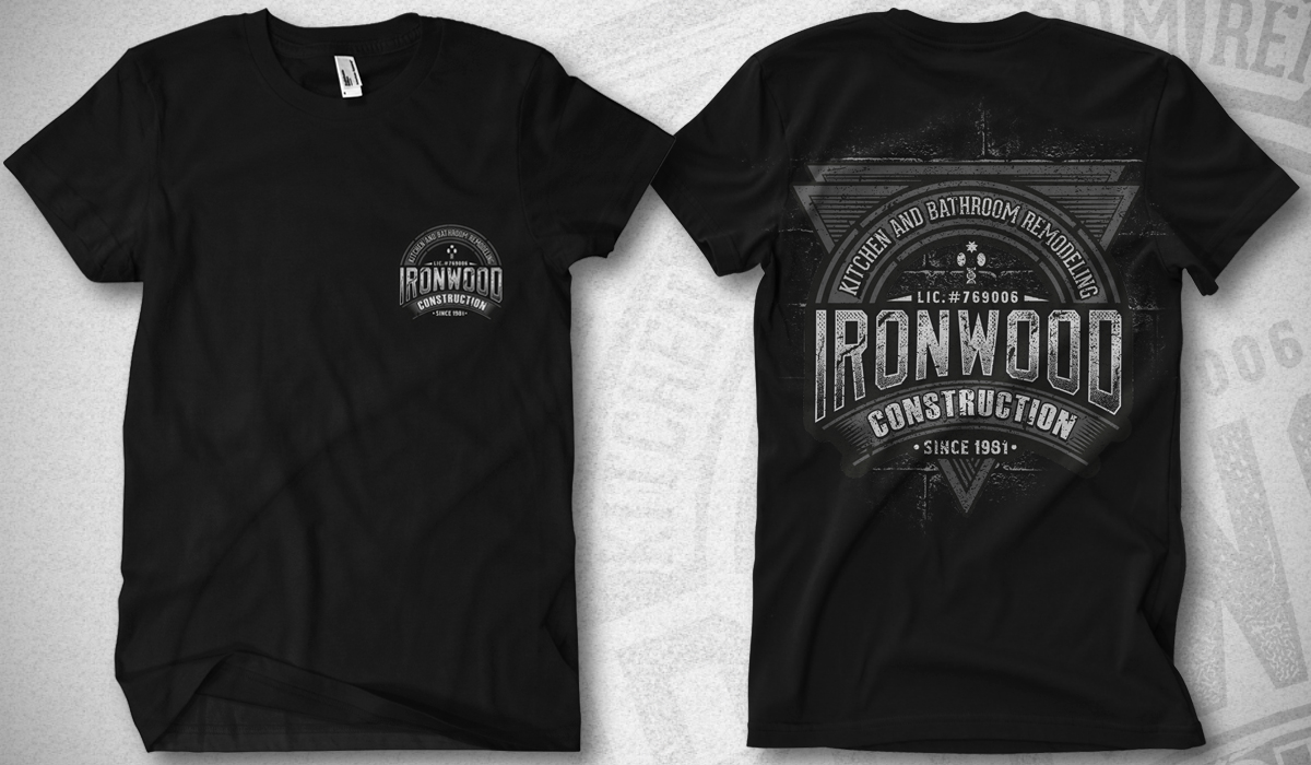Bold, Professional, Construction T-shirt Design for a Company by Jonya ...