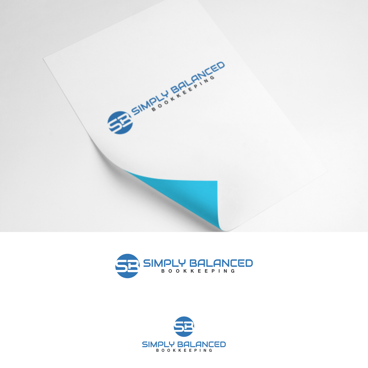 Serious, Modern, Accounting Logo Design for Simply Balanced Bookkeeping ...