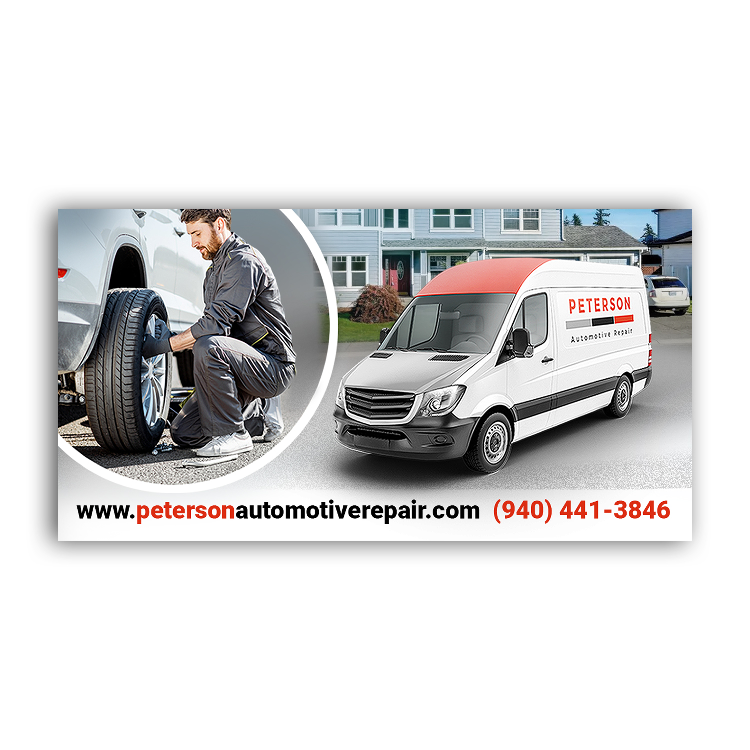 Bold, Modern, Auto Repair Banner Ad Design for Peterson Automotive ...