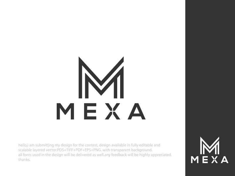 Logo Design for "Mexa" or just "M" by adnan001 2 | Design #23021077