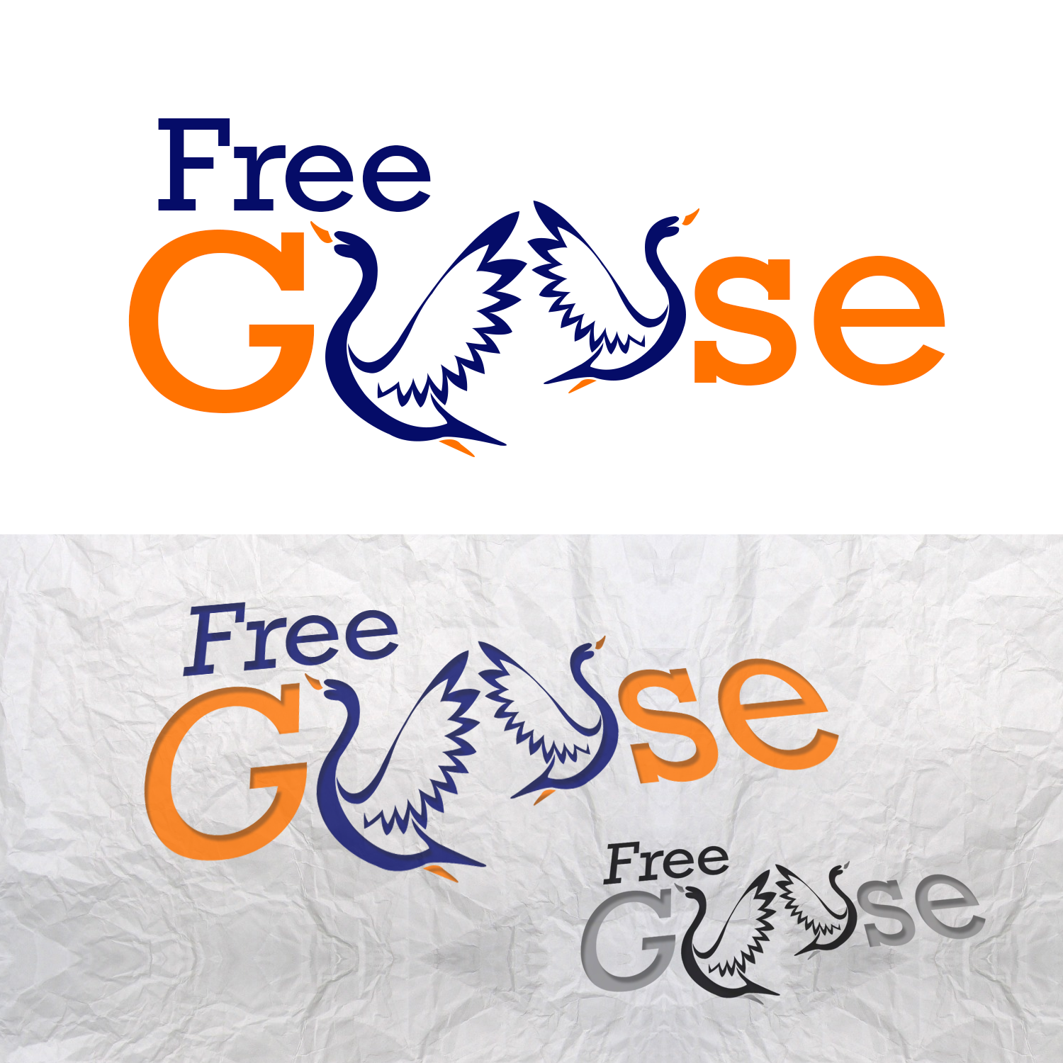 Bold, Modern Logo Design for Free Goose by Rajib Bhattacharya | Design ...