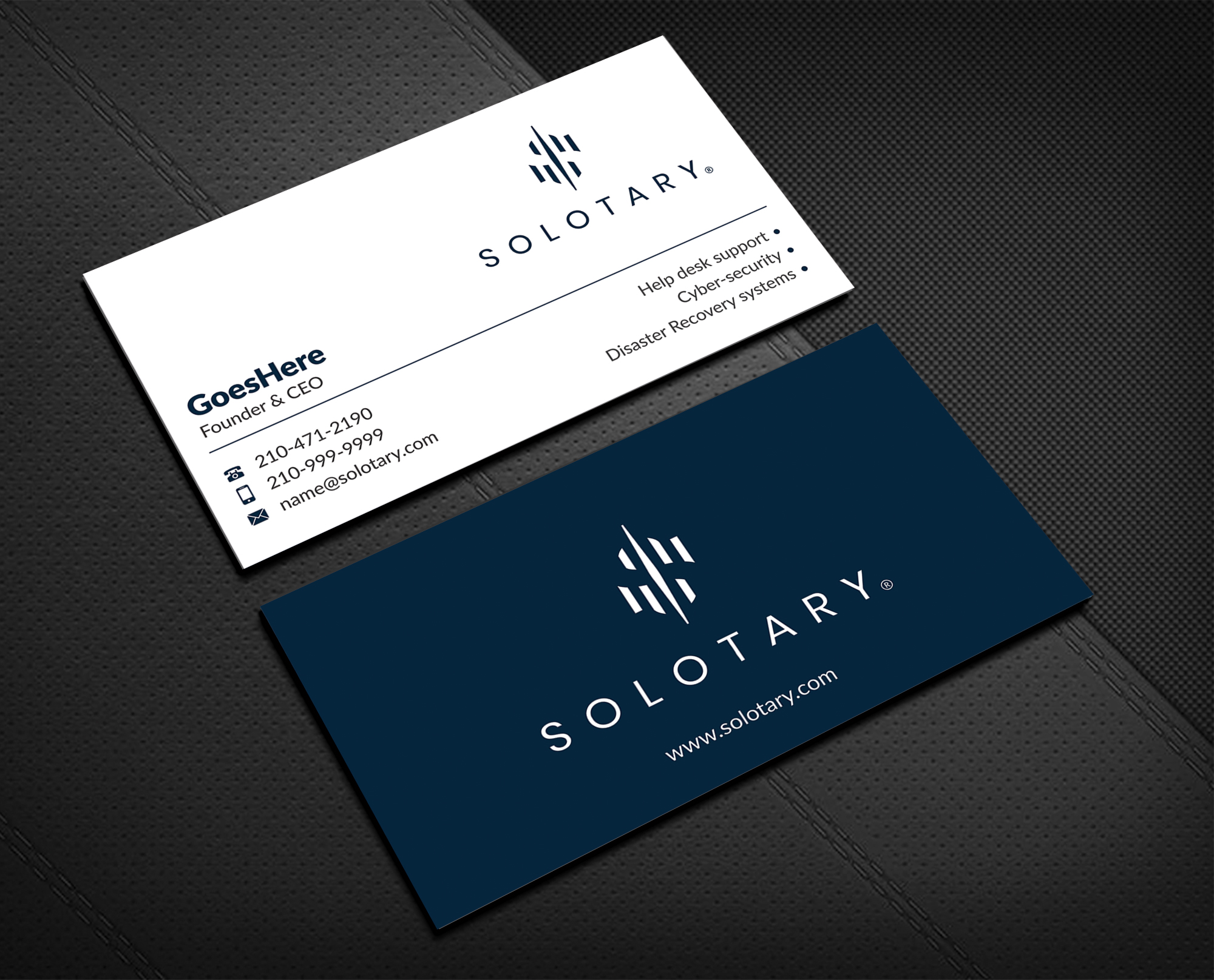 Elegant, Modern, It Service Business Card Design for a Company by Musa ...