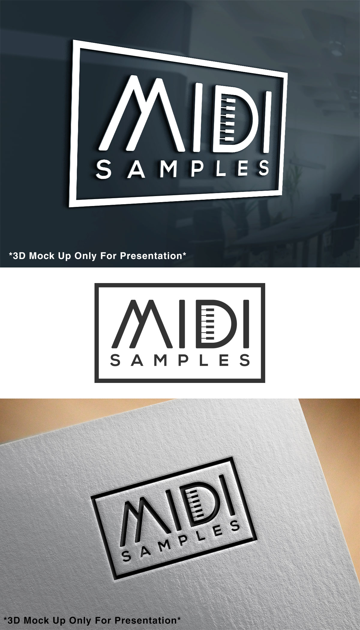 Playful, Modern Logo Design for MIDI Samples by logograph | Design ...