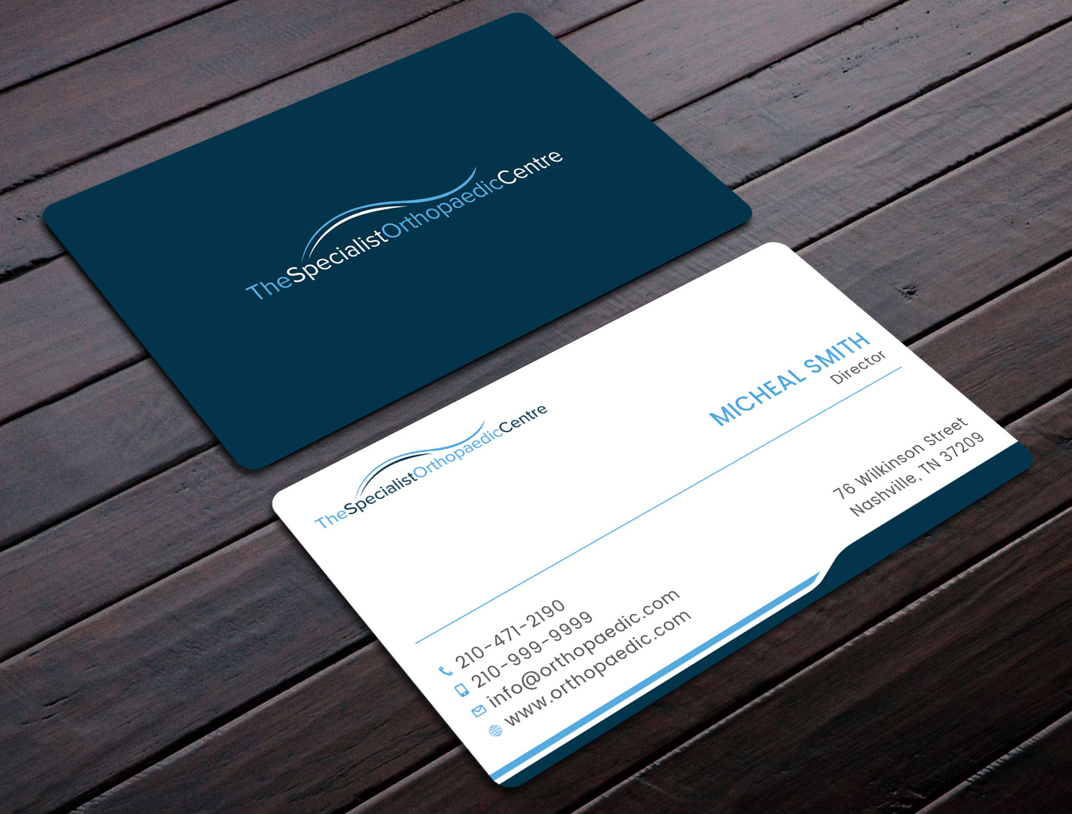Professional, Serious Business Card Design for The Specialist ...